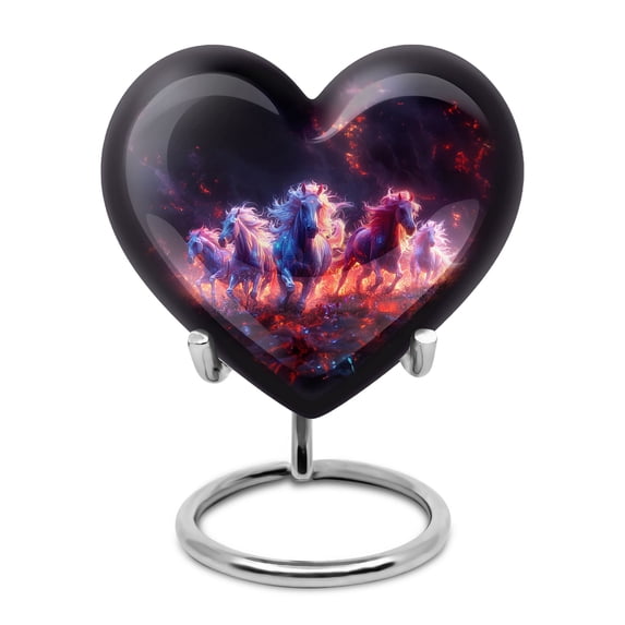 Inferno Spirits Urns For Ashes Adult Female - Heart Cremation Urns For ...