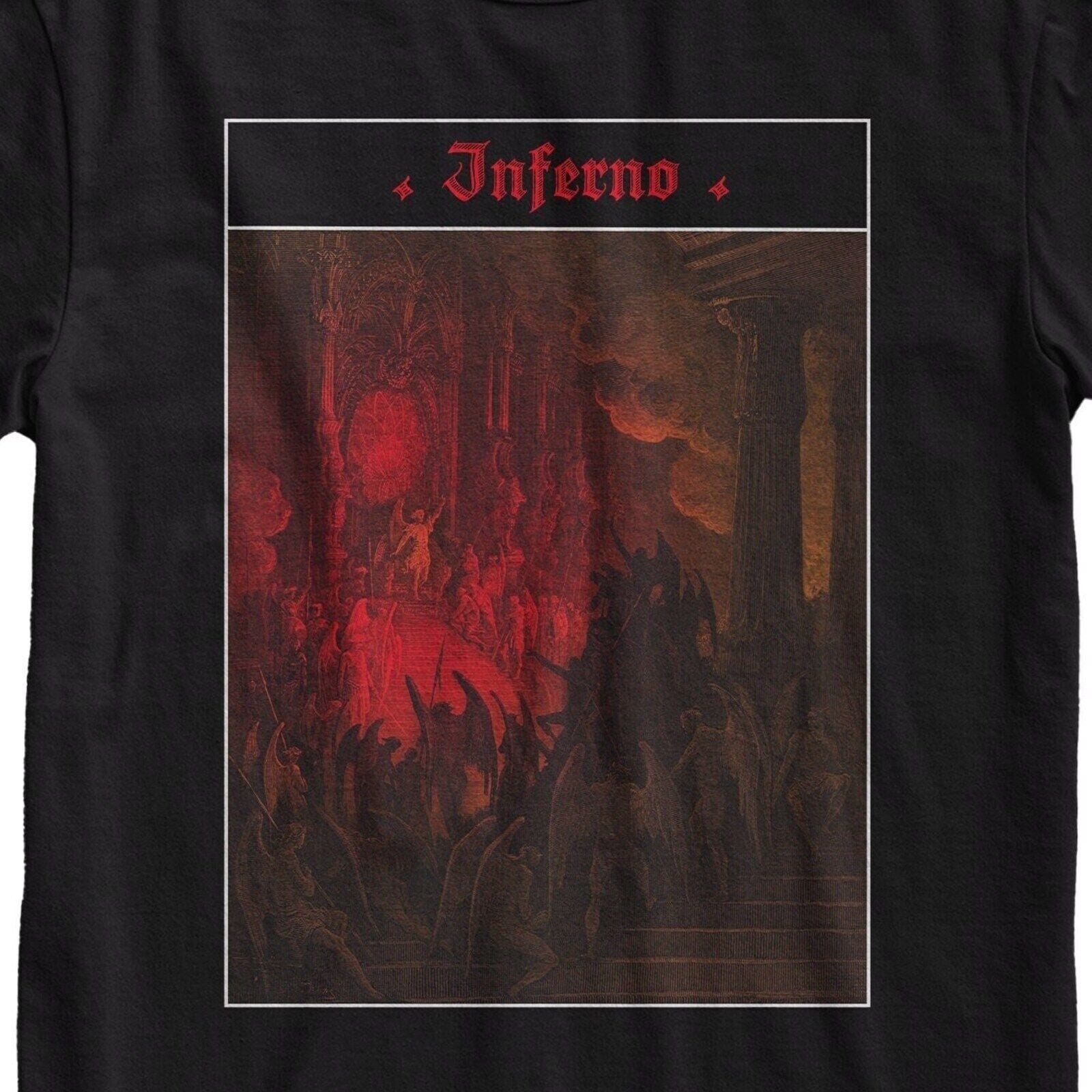 Inferno by Dante Alighieri T-Shirt, Gustave Dore Shirt, Essential ...
