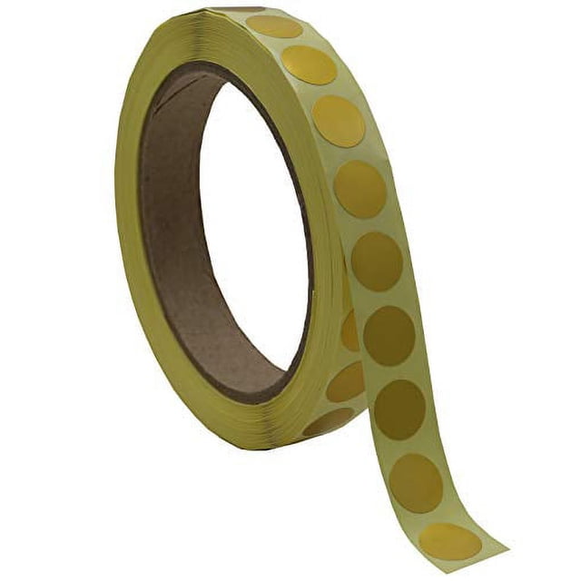 Infi-Touch Labels 1/2 inch Round Permanent Color Sticker per Roll ...
