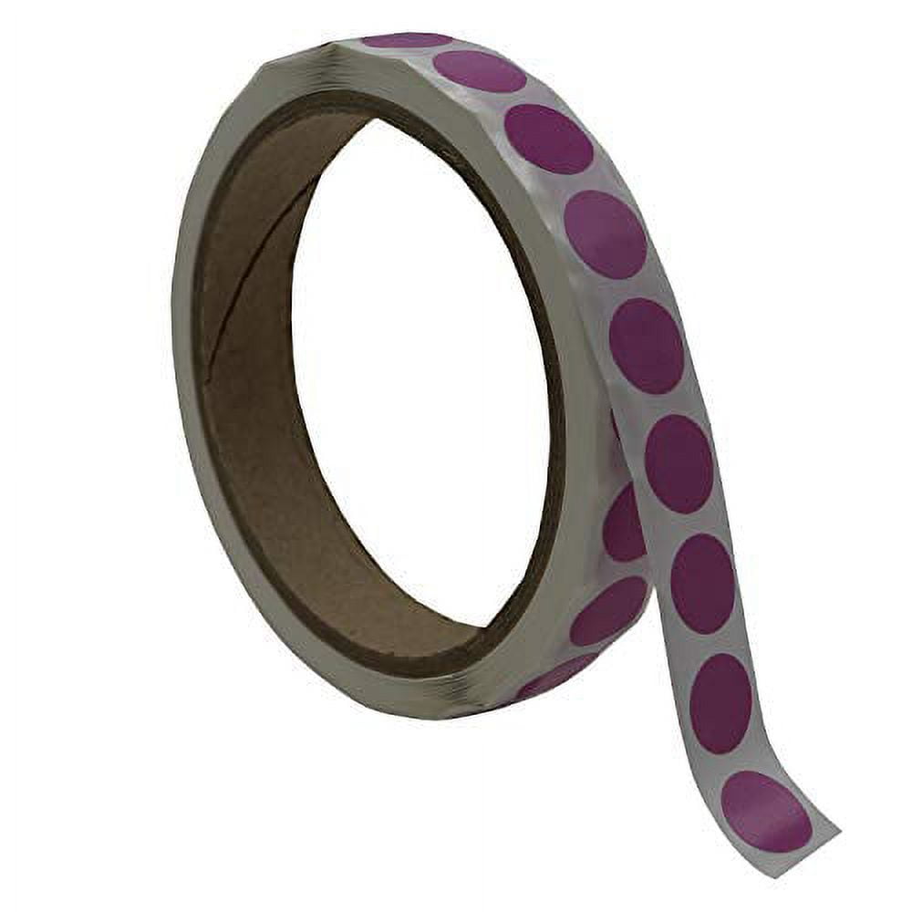 Infi-Touch Labels 1/2 inch Round Semi-gloss premium paper stock with ...