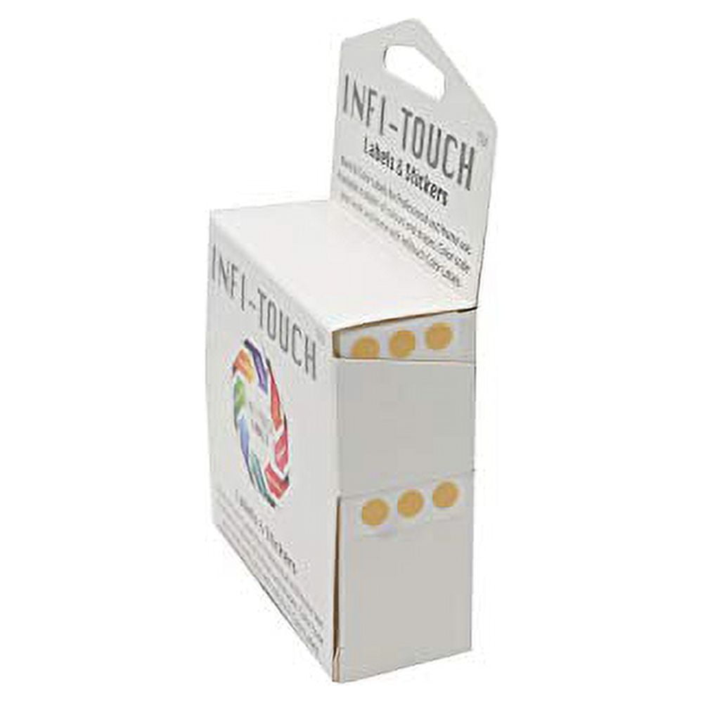 Infi-Touch Labels 1/4 inch Round Permanent Color-Code Dot Stickers ...