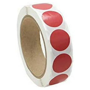 Royal Green Red Dot Sticker Labels, 3/4 Inch (19mm) Round, 1000 Pack ...