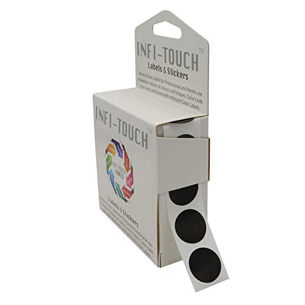 Infi-Touch Labels 3/4 inch Round Permanent Color-Code Dot Stickers ...