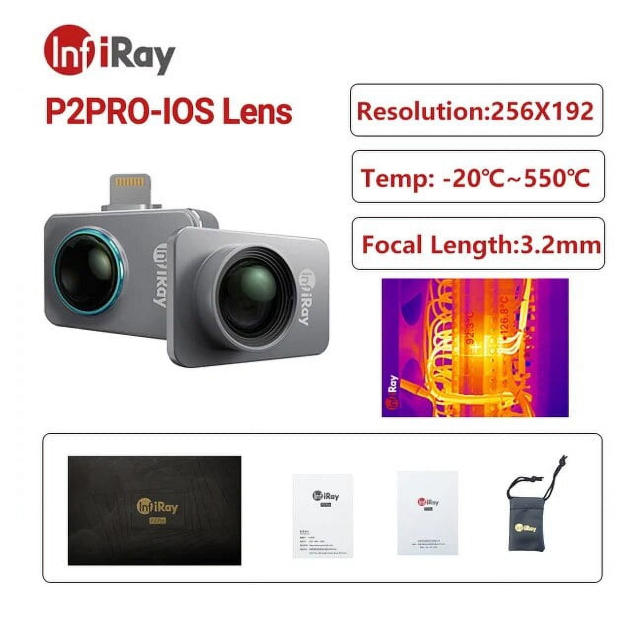 InfiRay Infrared Imaging Camera P2 PRO Industrial PCB Floor Heating ...