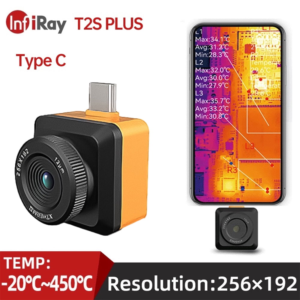 InfiRay T2S Plus Infrared Thermal Imaging Camera Industrial Circuit Board Floor Detection ...