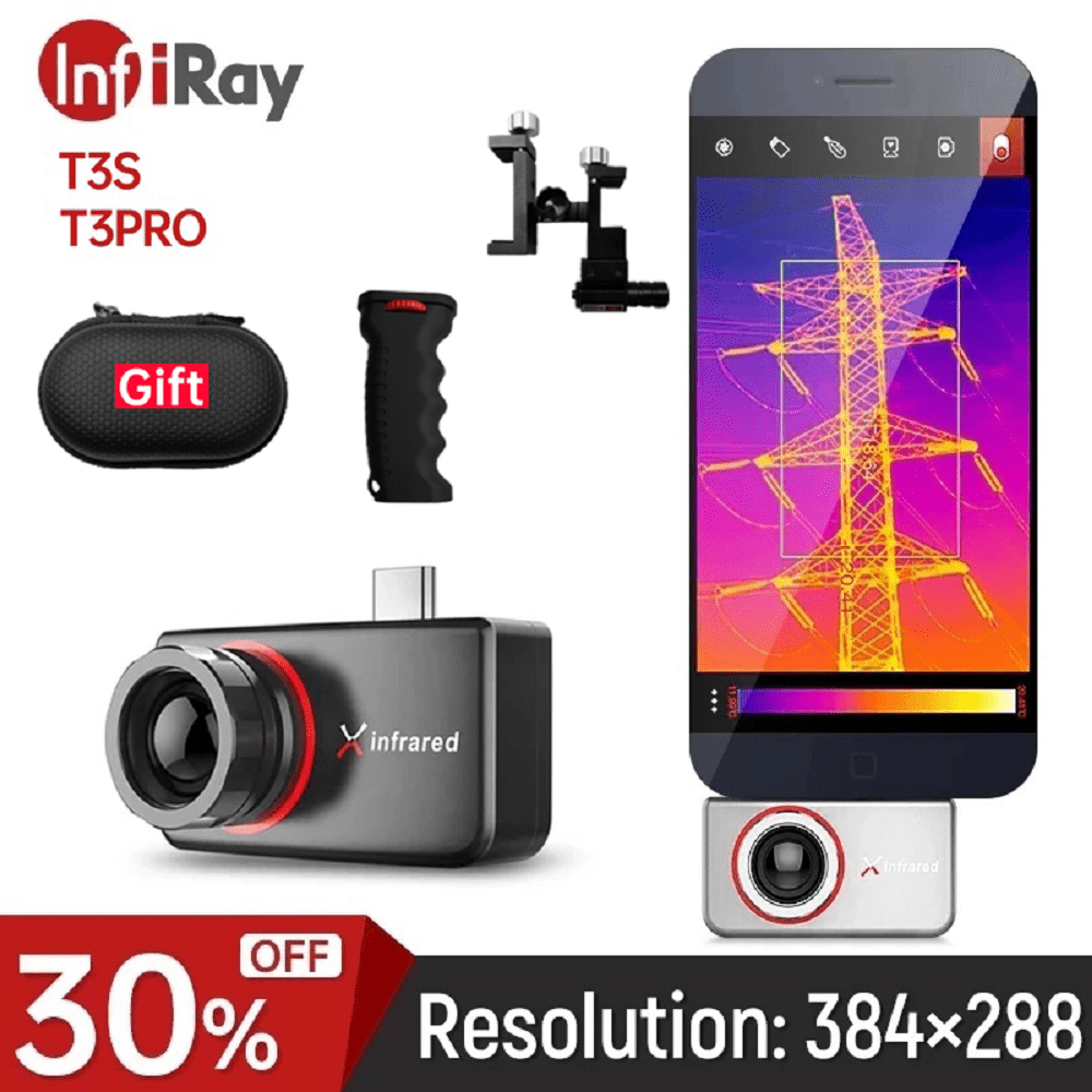 InfiRay T3PRO Thermal Imaging Camera, Heat Detector, Temperature ...