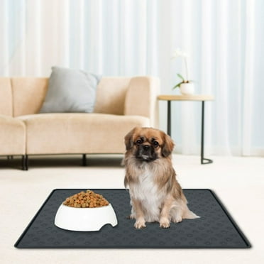 Simply Daisy Chevron Rug Pet Feeding Mat for Dogs and Cats - Walmart.com