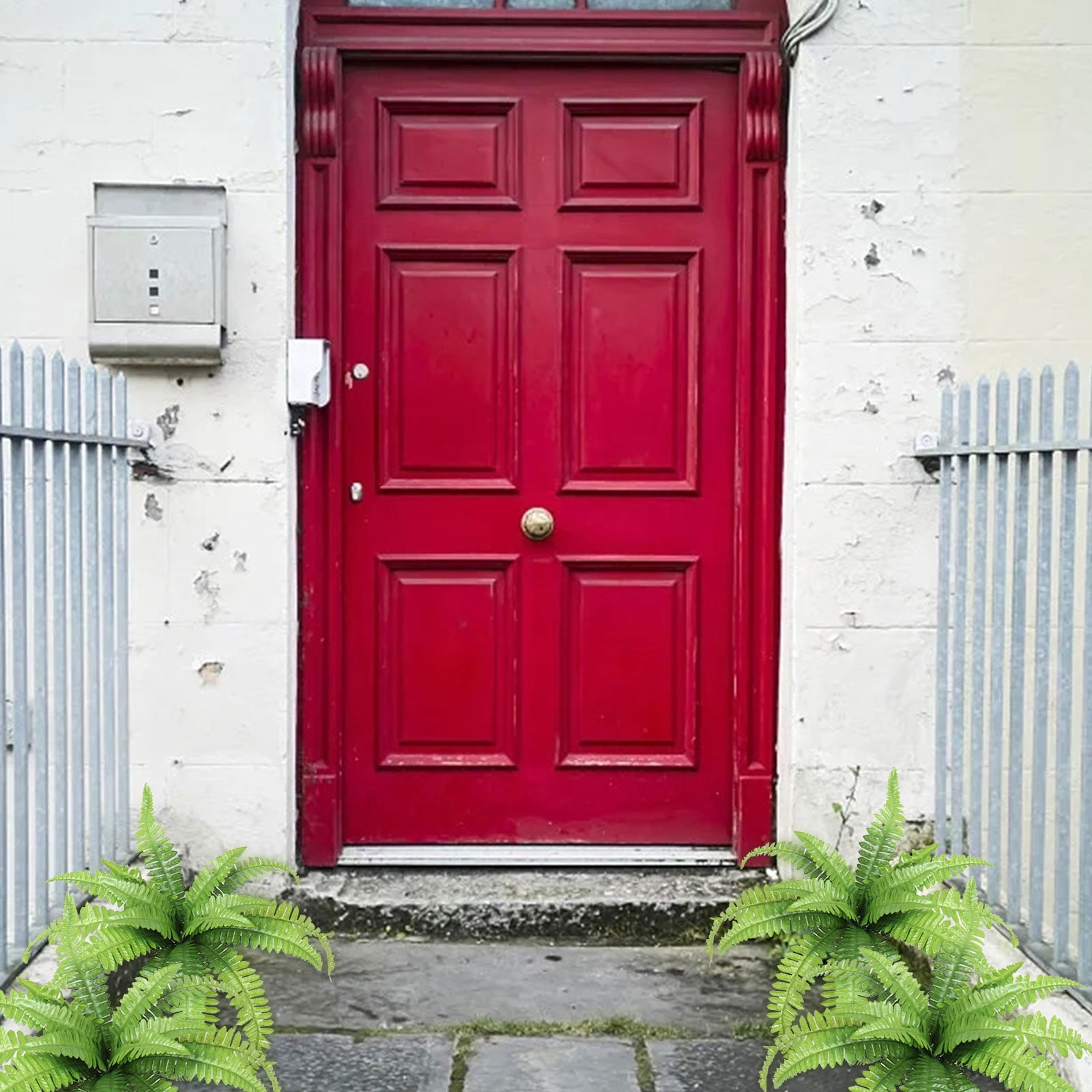 Infidev Lifelike Artificial Persian Grass Plant, Versatile Indoor ...