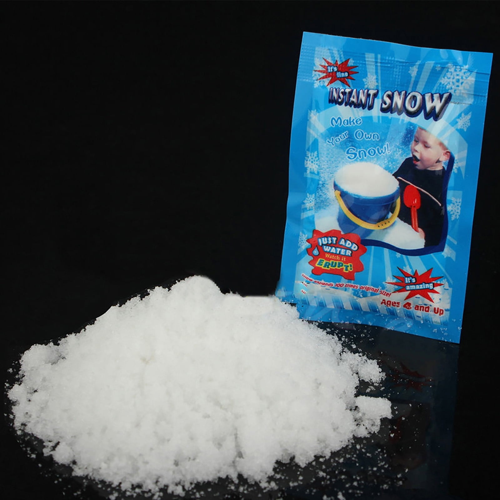 Infidev Magic Instant Fake Snow, Super Absorbent Christmas, Wedding ...