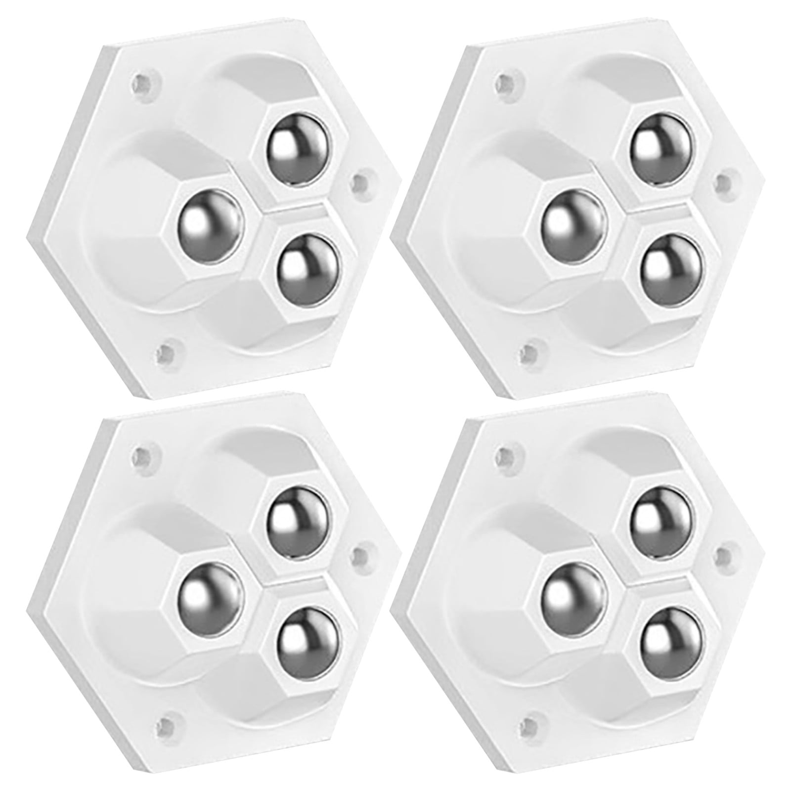 Infidev Rotating Storage Box Wheels, Movable Bottom Pulleys with Silent ...