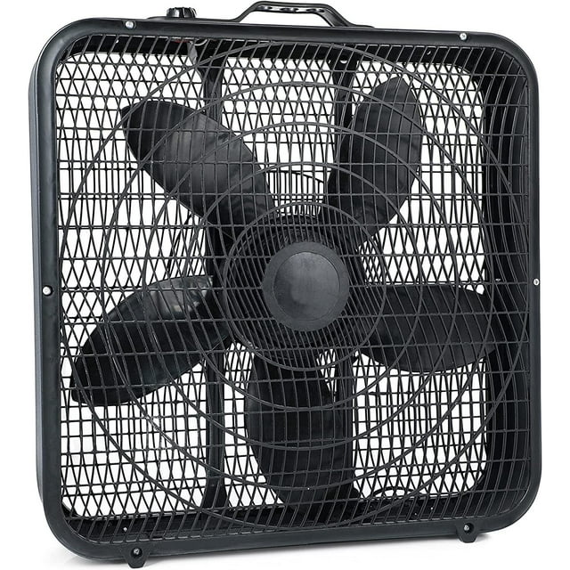 InfiniPower 20 inch 3-Speed Box Fan Cooling Table Fan - Walmart.com