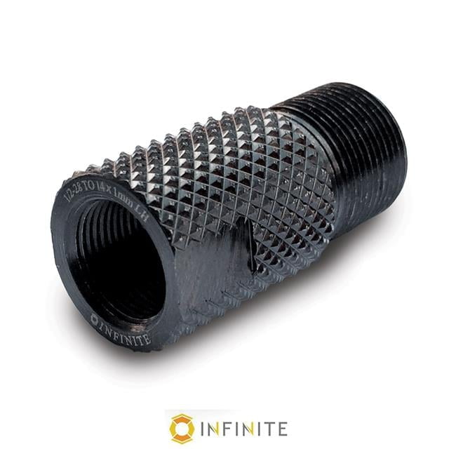 Infinite 0.5-28 Right Hand to 14 mm x 1 Left Hand Thread Adapter ...
