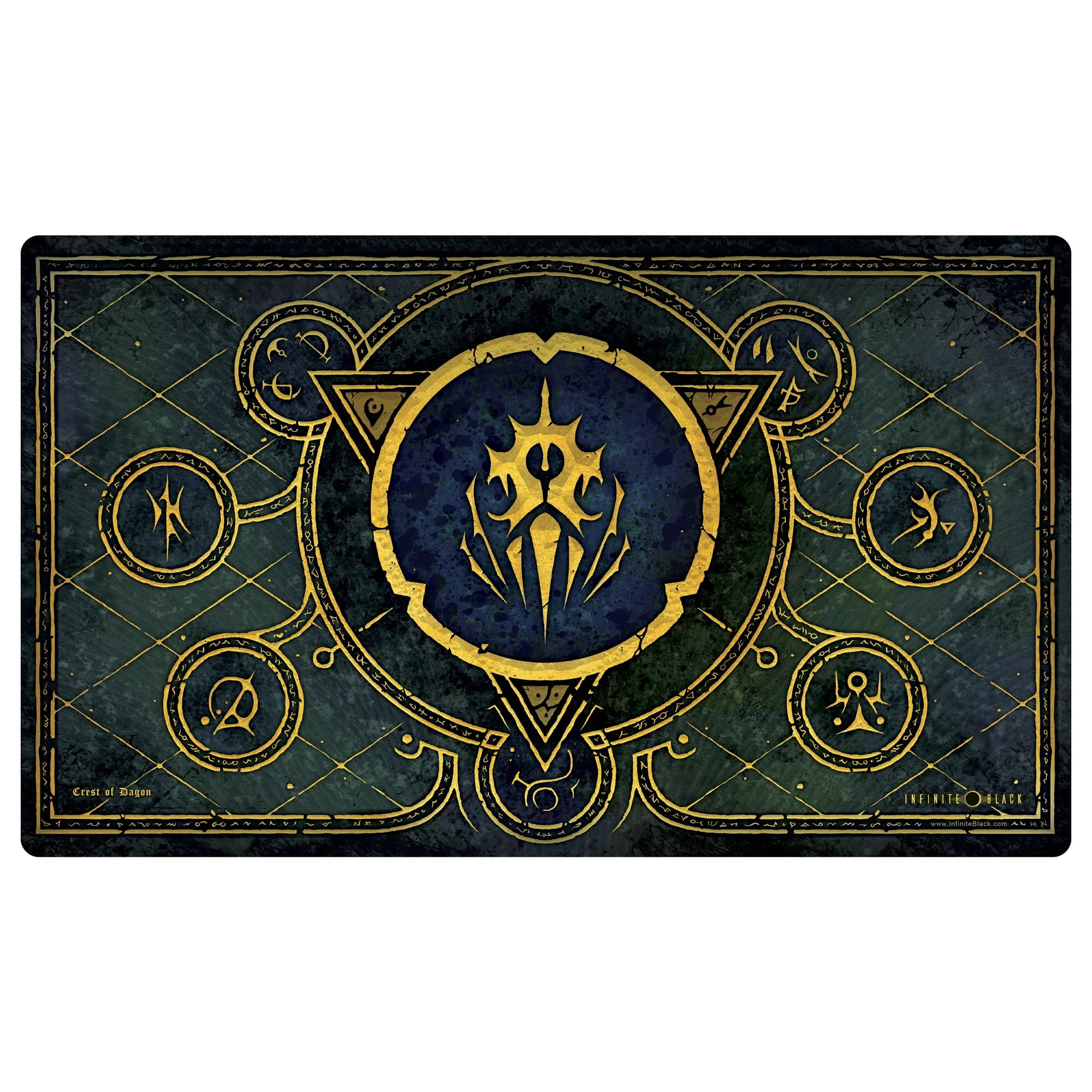 Infinite Black Crest of Dagon Playmat New - Walmart.com