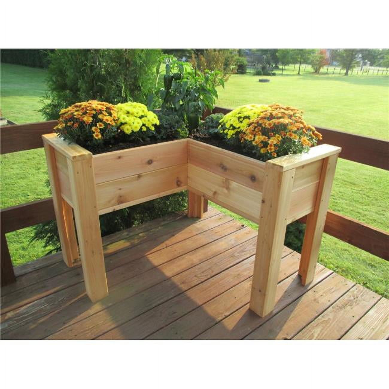 L Shape Planter Box