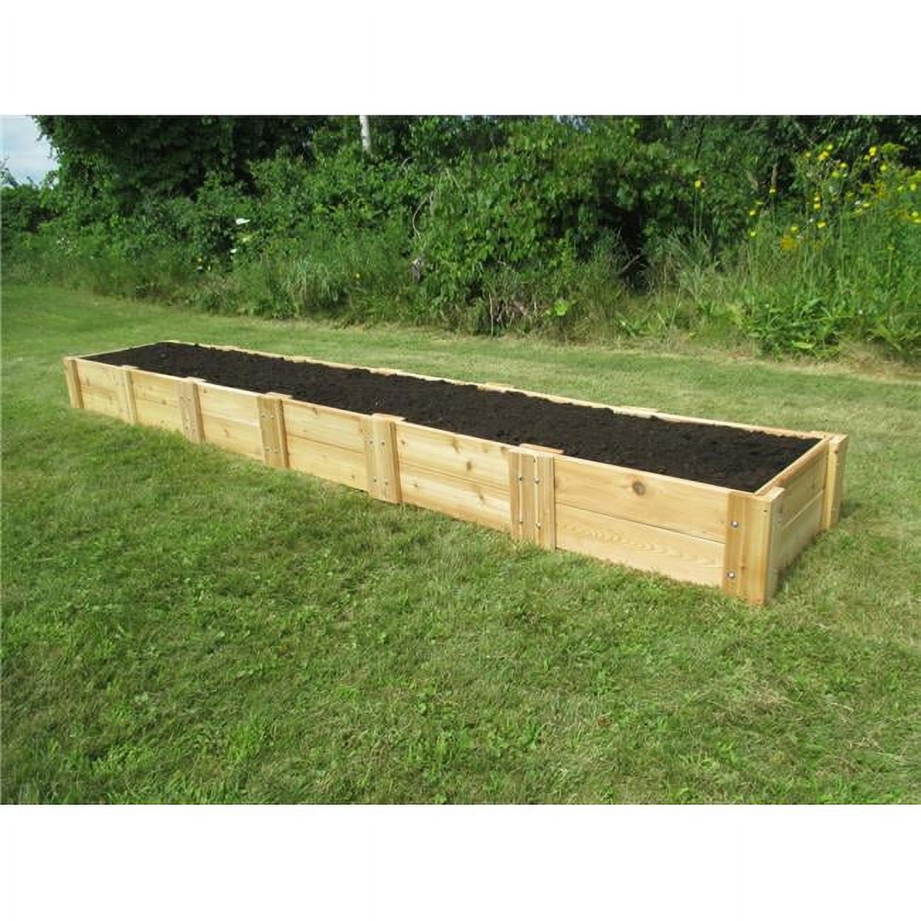 Infinite Cedar RB2x12x11 Cedar Raised Garden Bed, 2 ft. x 12 ft. x 11 ...