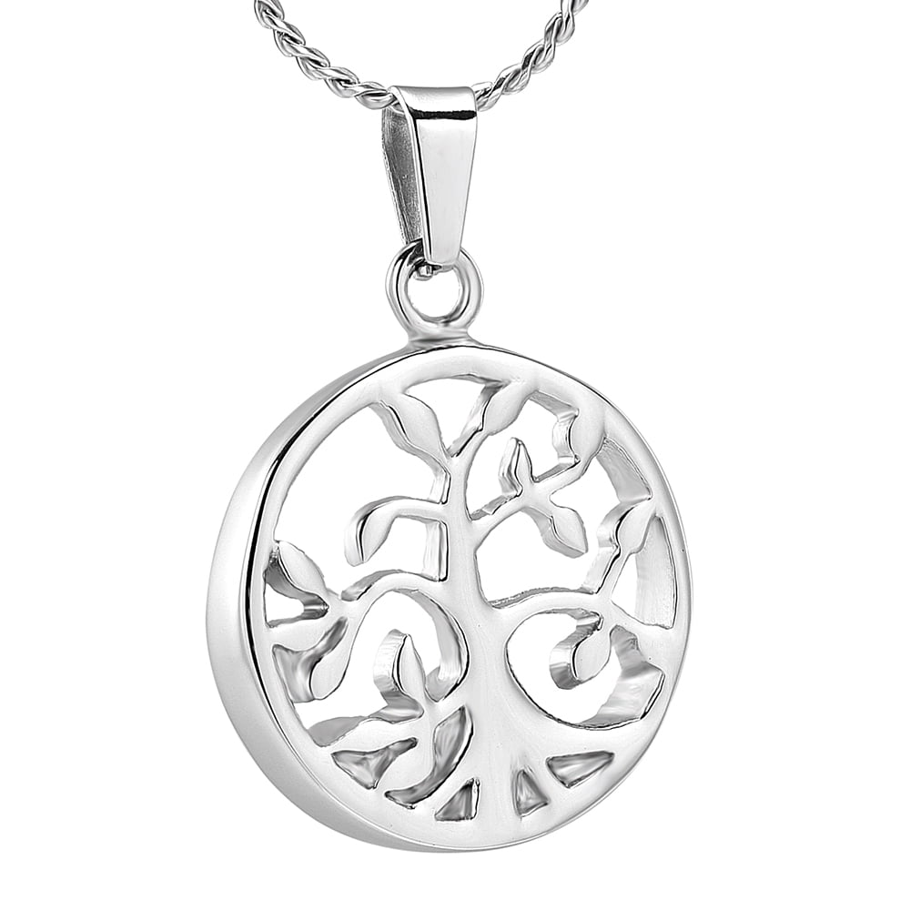 Infinite Circle Tree of Life Cremation Jewellery Urns For Ashes ...