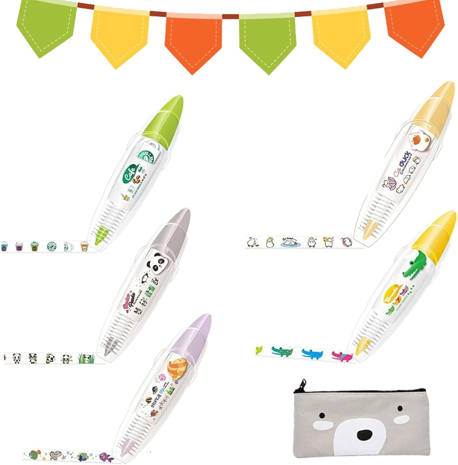 Infinite Decorative Pens, DIY Cute Animals Press Type Decorative Pen ...