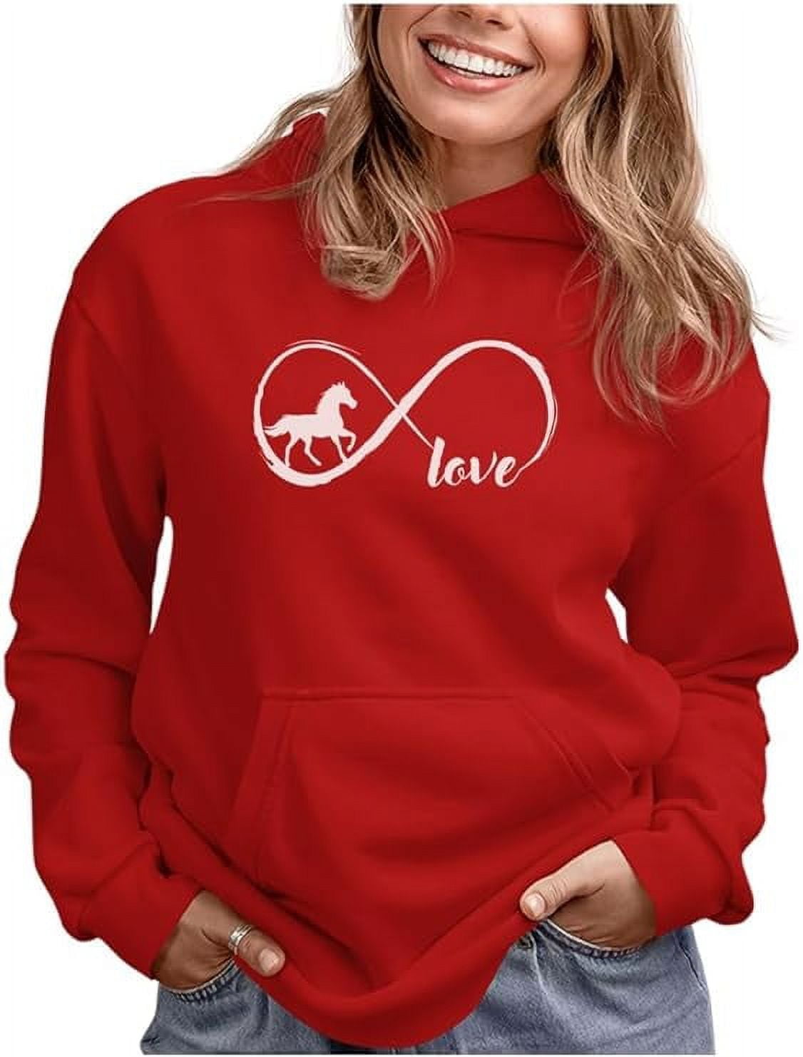 Infinite Love Horse Tstars Women's Hoodie - Perfect Gift for Horse ...