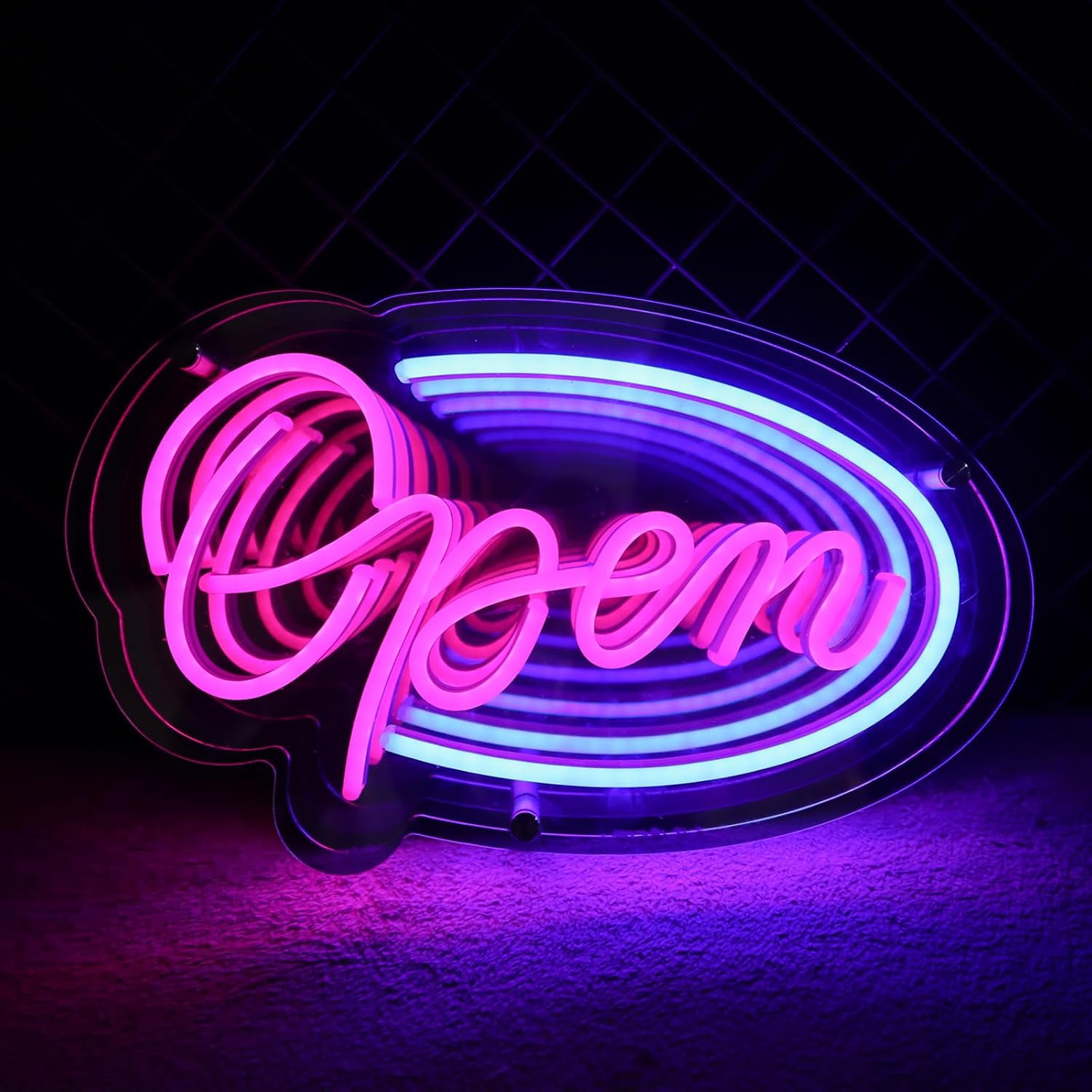 Infinite Mirror Neon Open Signs for Business,Led Open Signs for ...