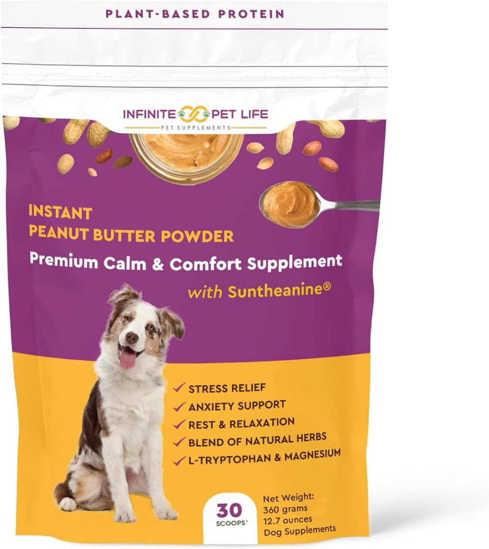 Infinite Pet Life Premium TMA2 Calm & Comfort Peanut Butter Powder for ...