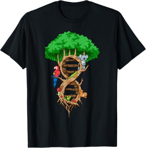 Infinite Tree of Life DNA Biology Environment Lover Genetics T-Shirt - Walmart.com