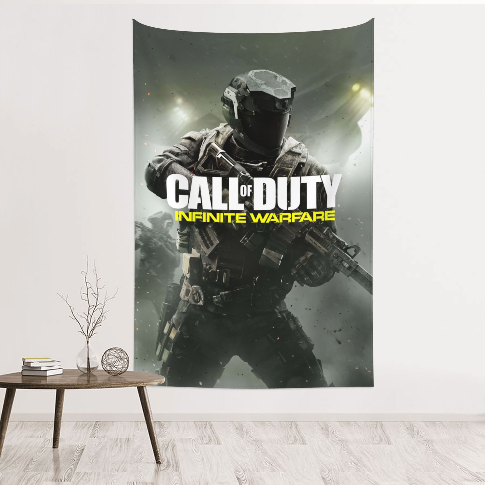 Infinite Warfare Call Tapestry Banner 60X40 inch Decor Art Tablecloth ...