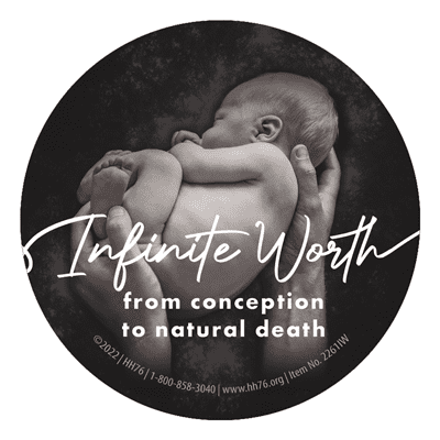 Infinite Worth Pro-Life Button (Pack of 25) - Walmart.com