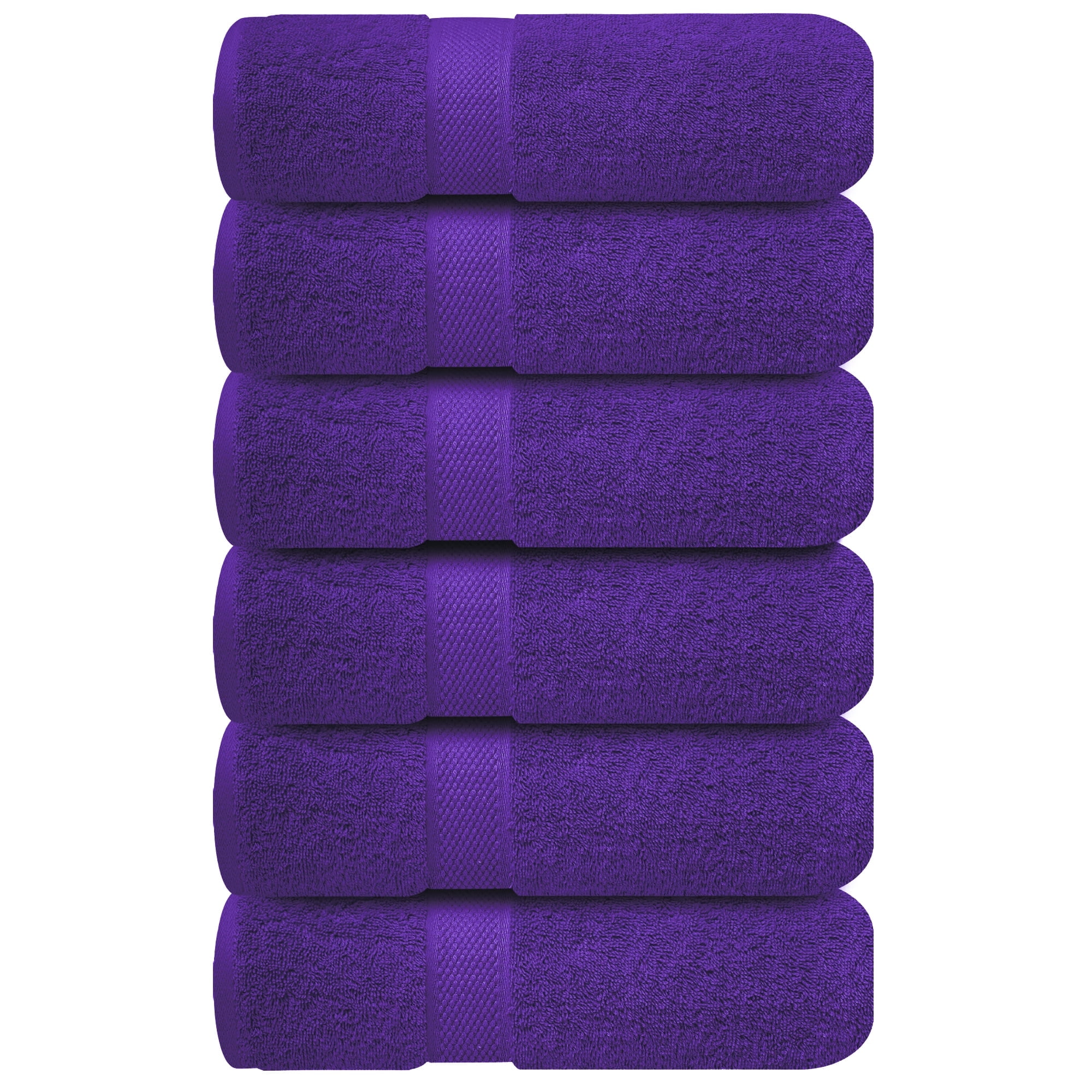 Infinitee Xclusives Premium Hand Towels - 100% Cotton - Purple Hand ...