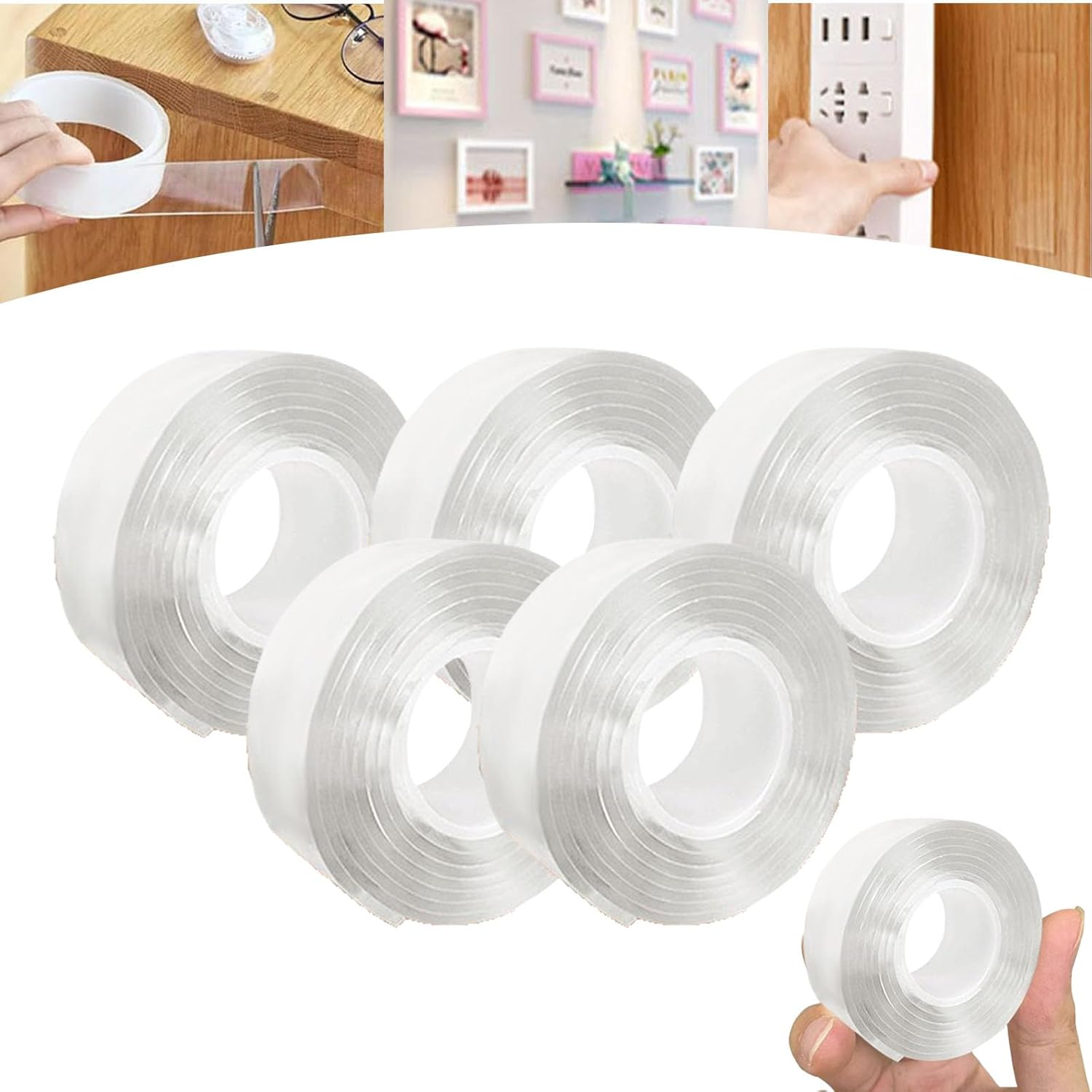 Infiniteof Tape, Onmerely Nano Tape, Nano Double Sided Gel Grip ...