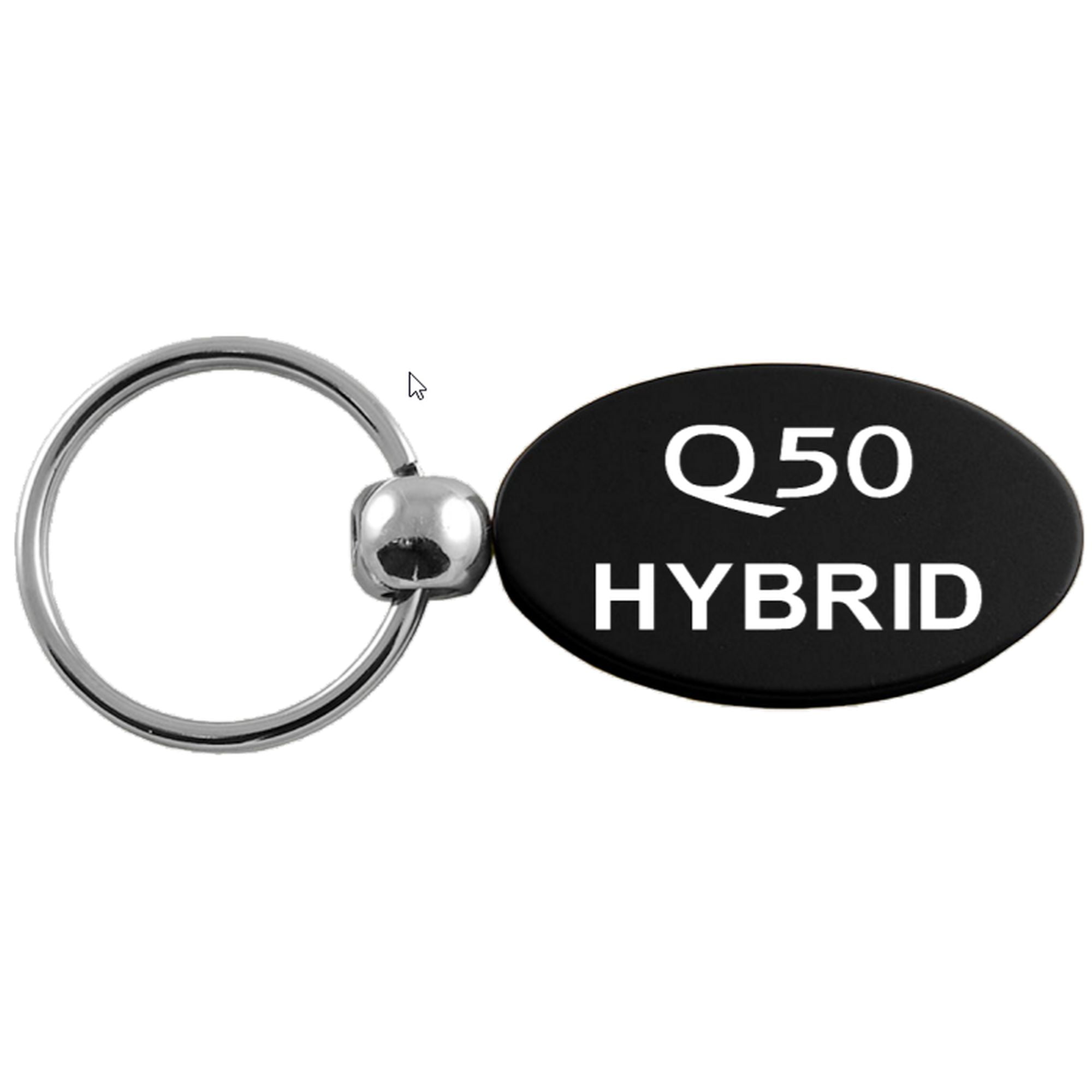 Infiniti Q50 Hybird Oval Key Ring (Black) - Walmart.com