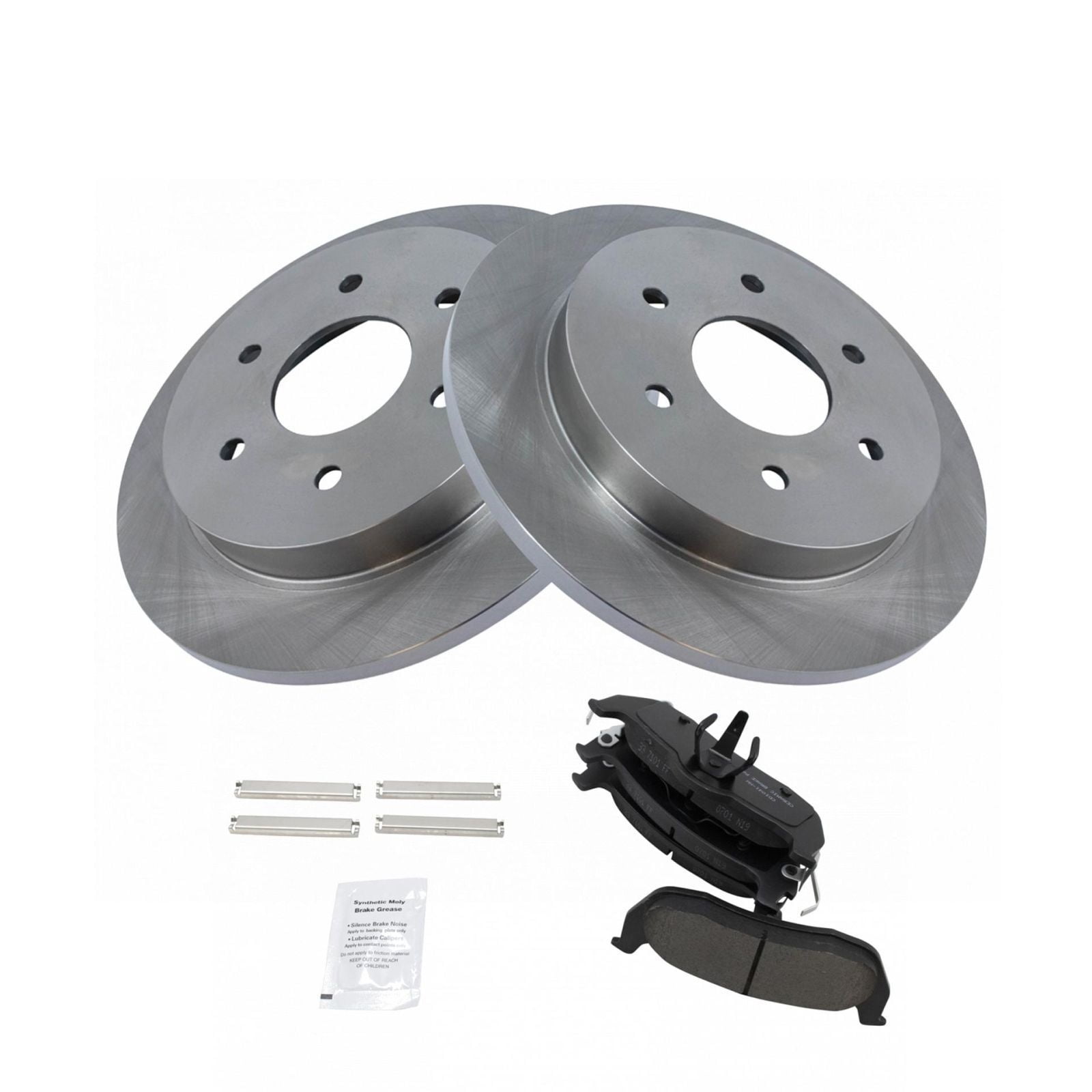 Infiniti for QX56 Ada Titan Rear Ceramic Brake Pad & Rotor Kit - 2004 ...