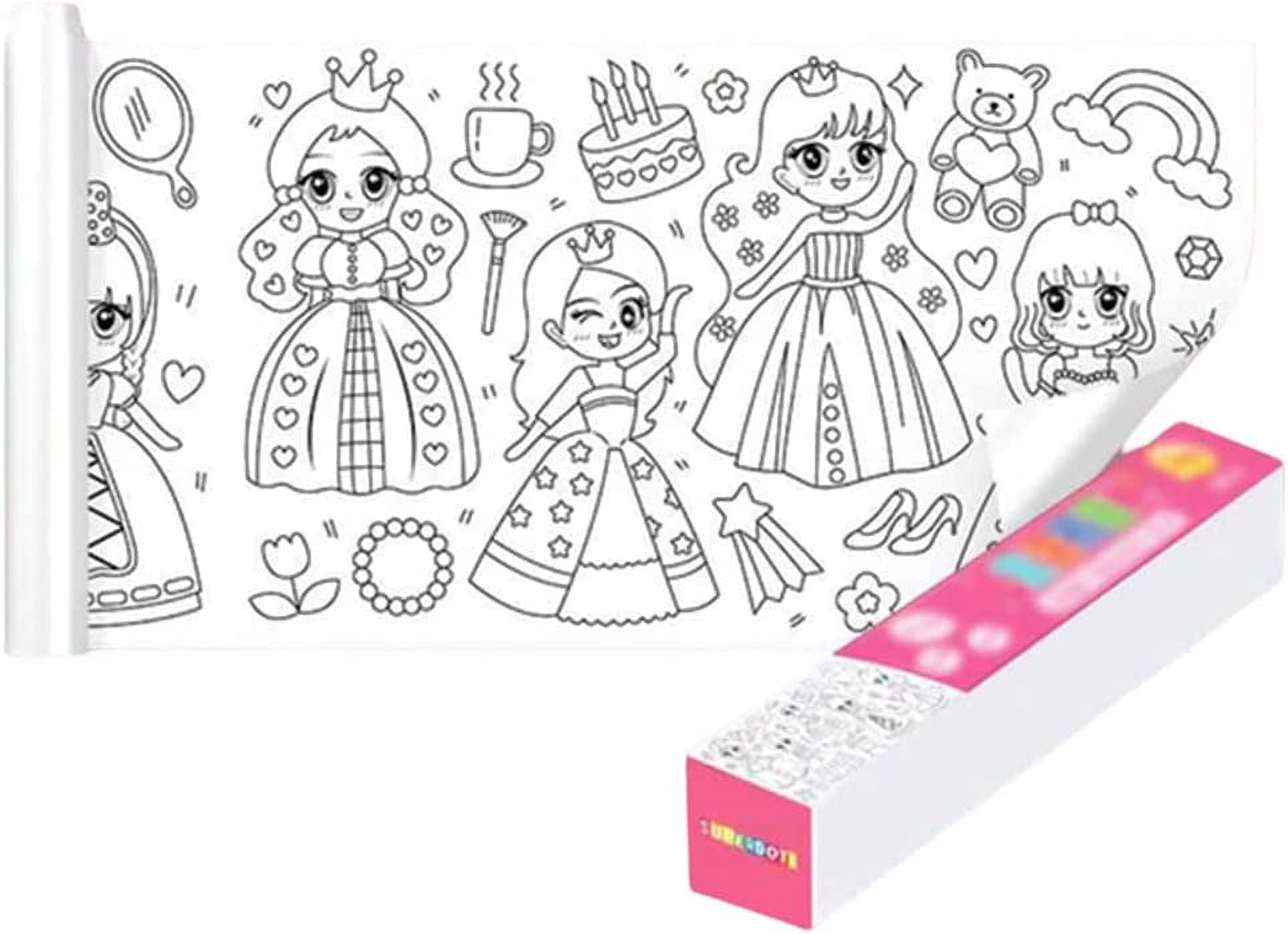 Infinitias Children's Drawing Roll, 118*11.8″ Large Coloring Poster for ...