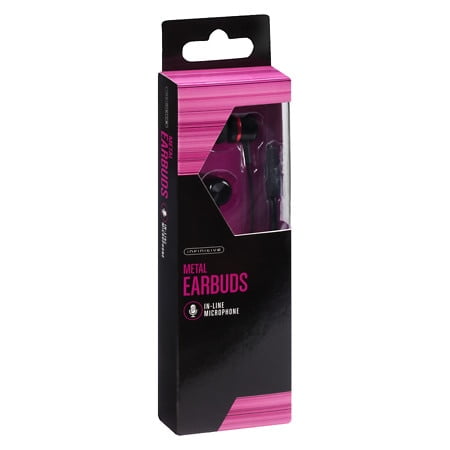 Infinitive Metal Earbuds With Mic - 1.0 ea - Walmart.com