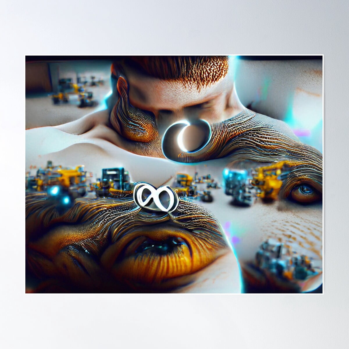 Infinity An Ai Interpretation Poster Wall Art, Modern Wall Decor For ...