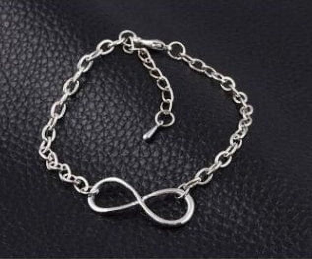 Infinity Bracelet: Fashionable Metal 8 Word Jewelry Accessory in Gold ...