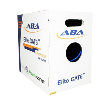 Infinity Cable CAT6 28AWG Stranded CM 100% Bare Copper, Bulk Cable ...