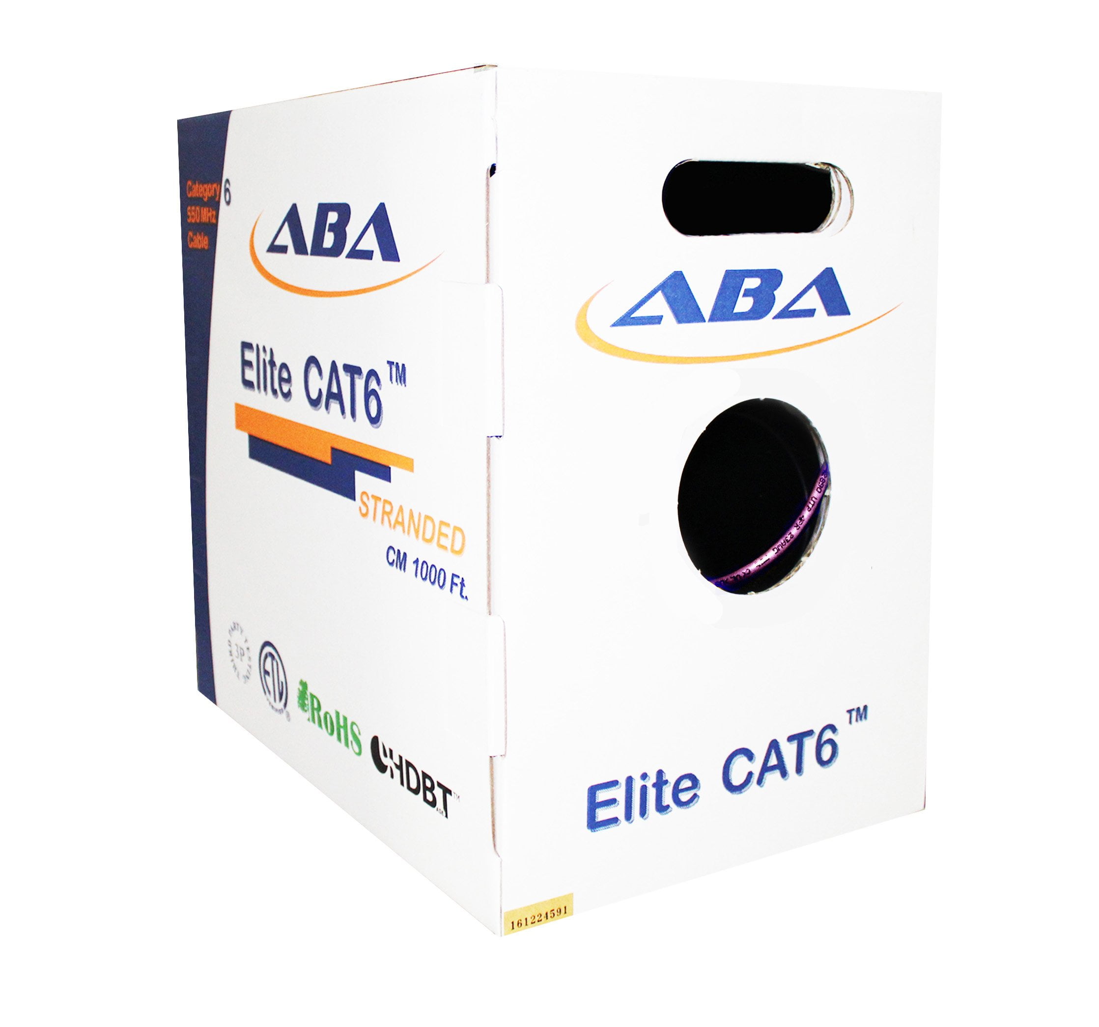 Infinity Cable CAT6 550MHz 24AWG Stranded CM 100% Bare Copper, Bulk ...