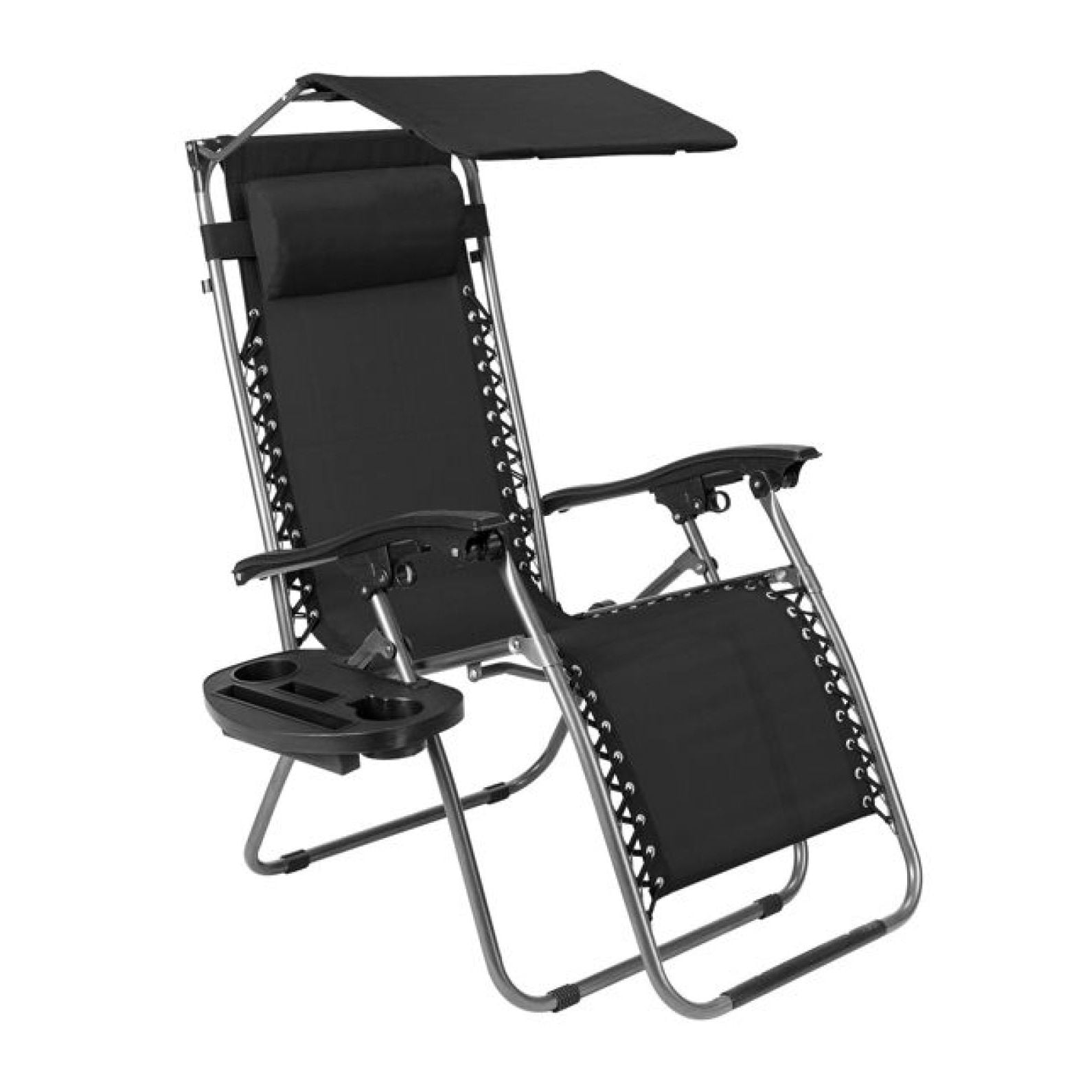 Infinity Chair with Awning , Outdoor Lounge Patio Chairs with Pillow ...