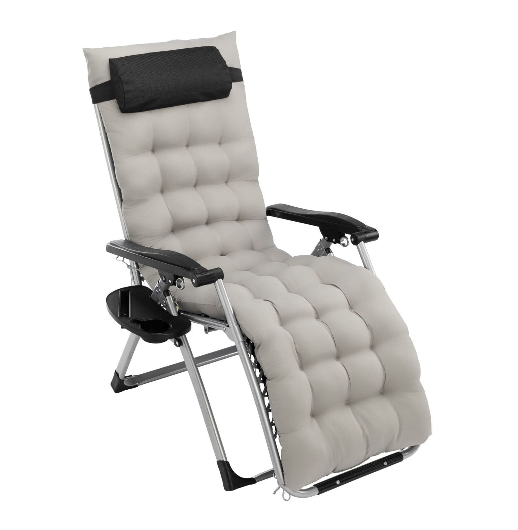 Infinity Chair with Pad Patio Chairs with Pillow and Utility Tray ...