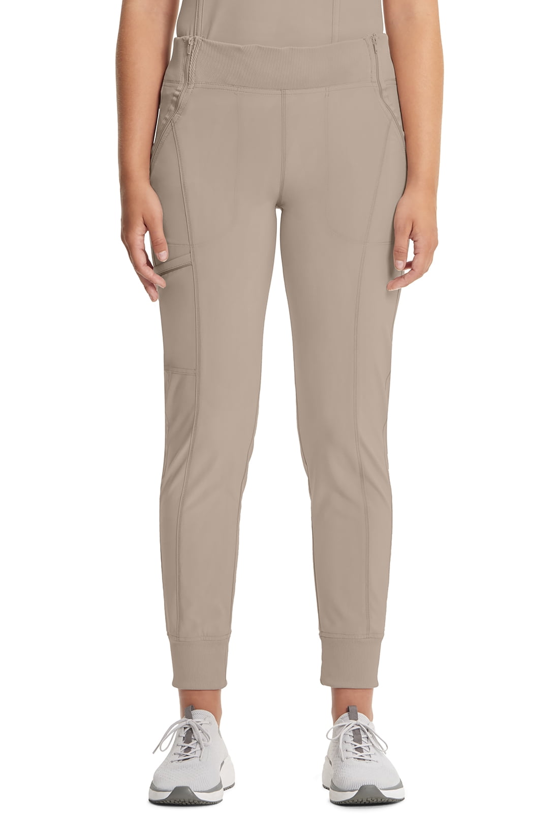 Infinity Cherokee Jogger Scrub Pants for Women Mid Rise Cargo Pocket ...