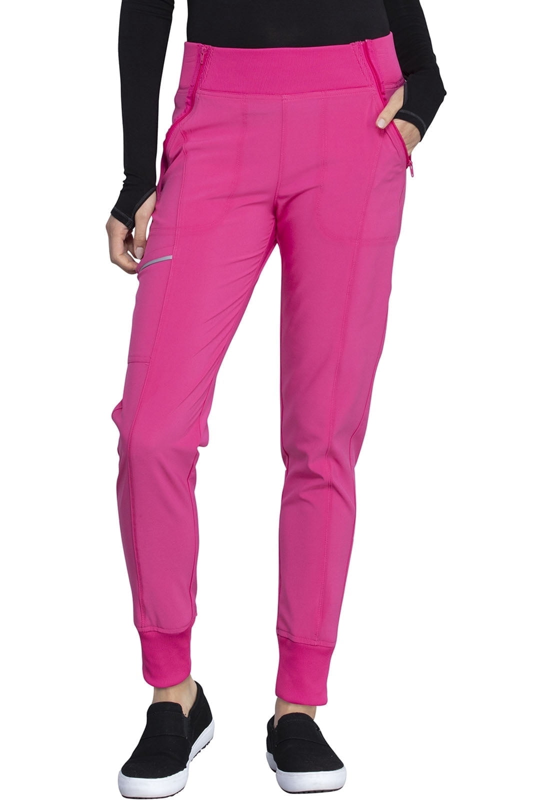 Infinity Cherokee Jogger Scrub Pants for Women Mid Rise Cargo Pocket ...