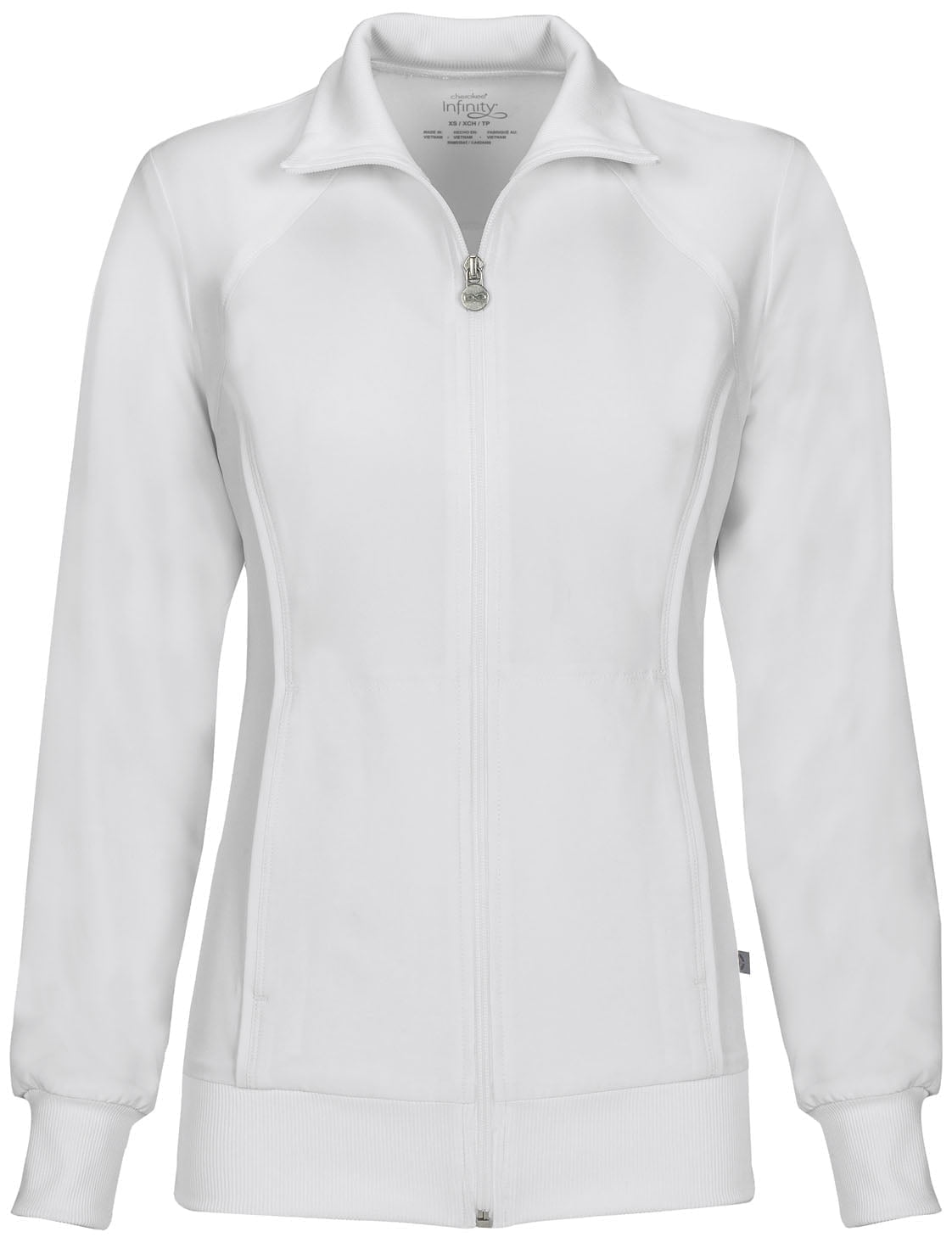 Infinity Cherokee Zip Front Scrub Jackets for Women, 4-Way Stretch ...