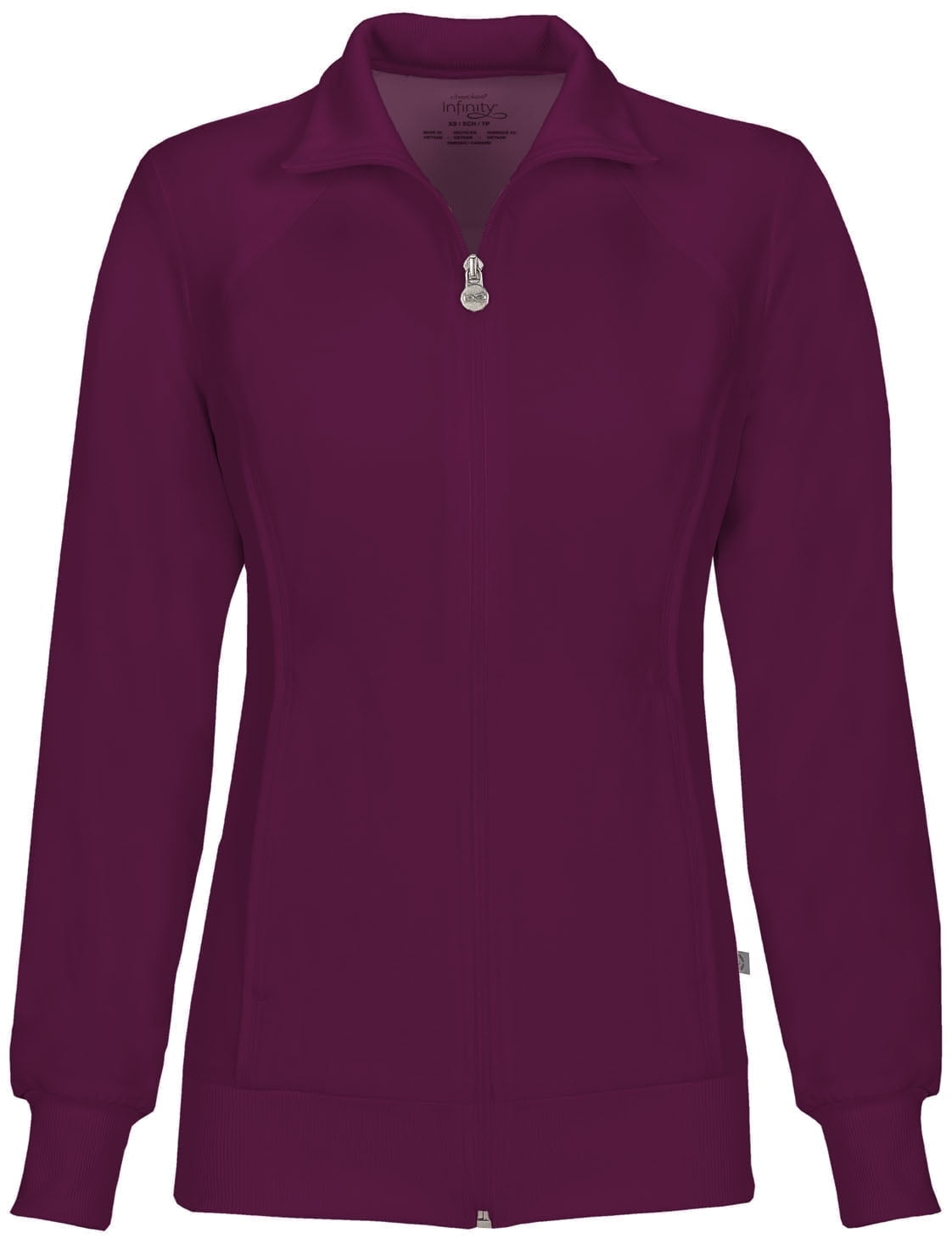 Infinity Cherokee Zip Front Scrub Jackets for Women, 4-Way Stretch ...