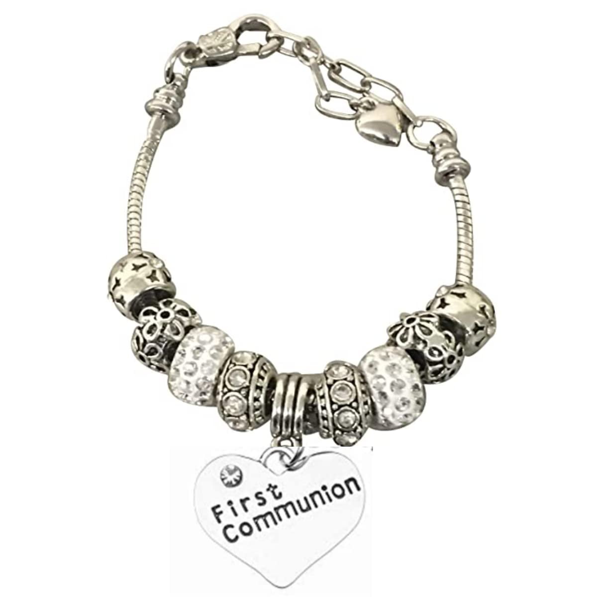 Infinity Collection First Communion Charm Bracelet - Walmart.com