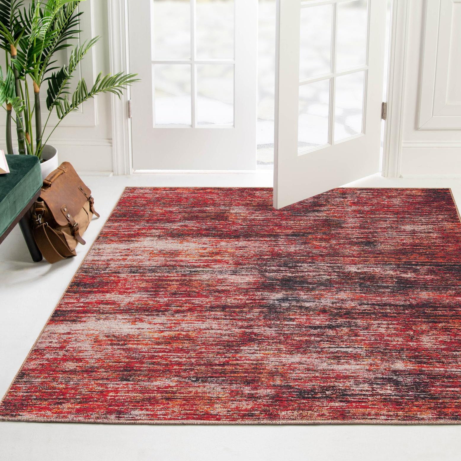 Infinity Collection Solid Shag Runner Rug by Rugs.com ‚Äì Smoke 2' 7" x ...