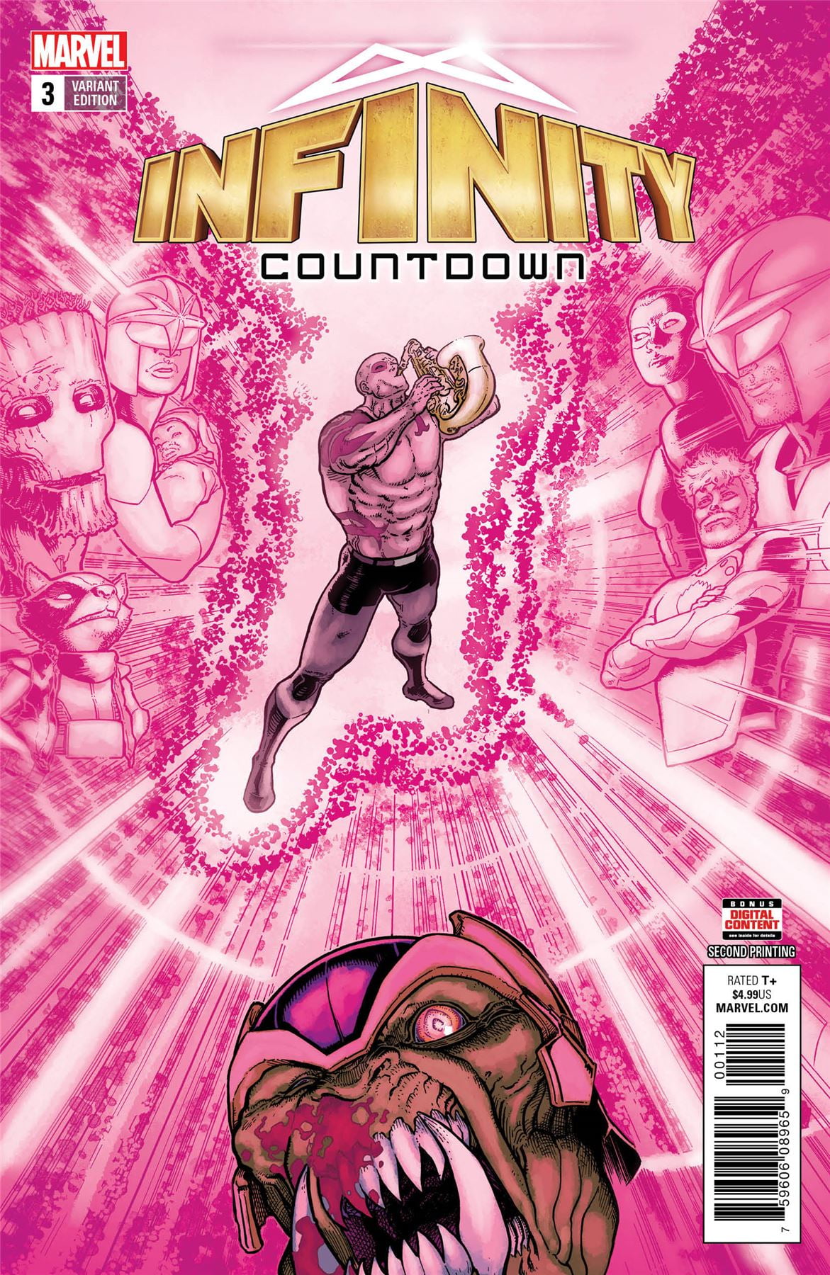 Infinity Countdown #3 (of 5) 2nd Ptg Kuder Var Marvel Comics Comic Book - Walmart.com