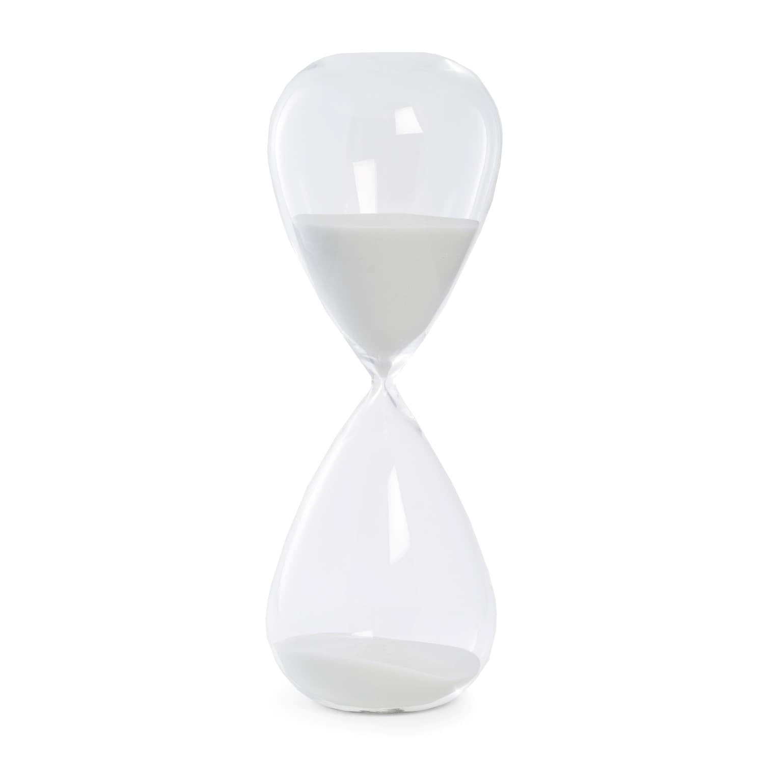 Infinity Crystal 90-minute Hourglass Sand Timer White - Walmart.com