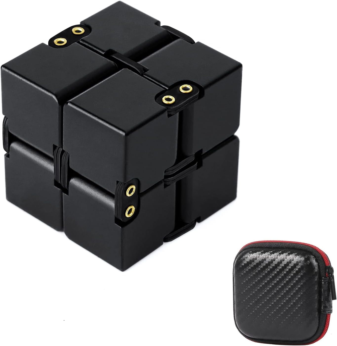Infinity Cube, Aluminum Alloy Metal Infinity Cube Fidget Toy to Stress ...