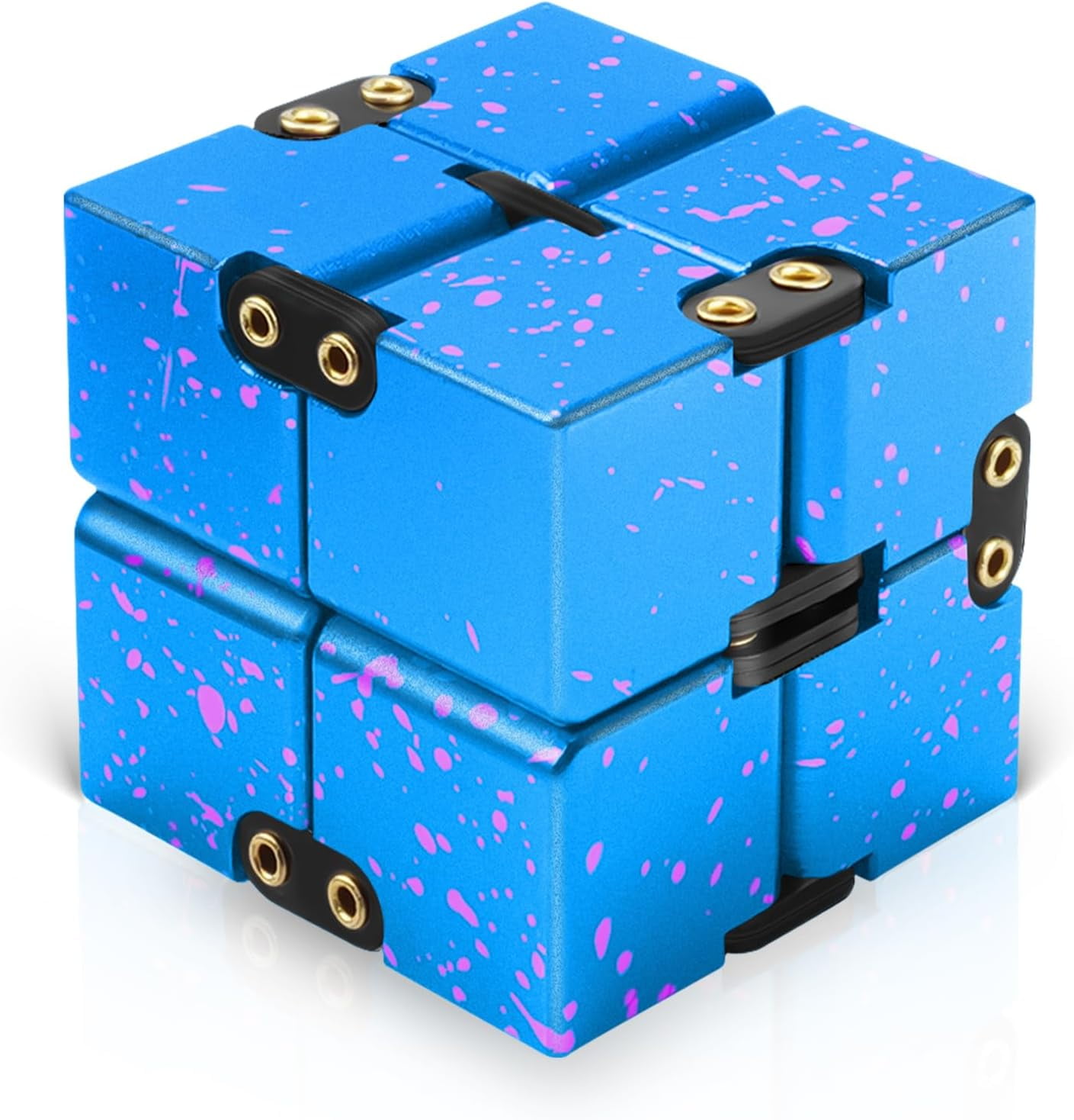 Infinity Cube Fidget Toy, Aluminum Alloy Metal Infinity Cubes, Fidget ...