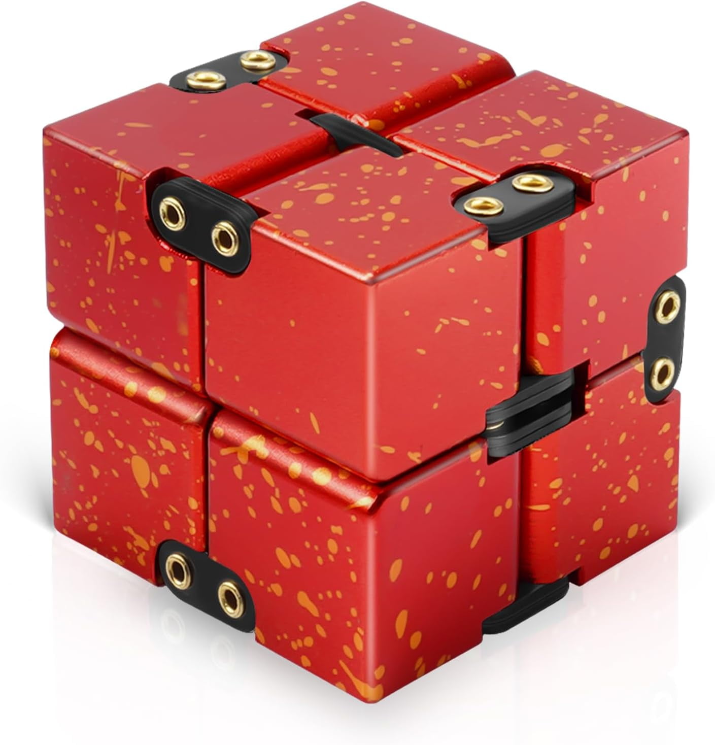 Infinity Cube Fidget Toy, Aluminum Alloy Metal Infinity Cubes, Fidget ...